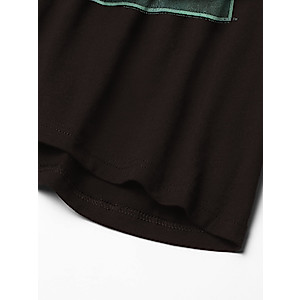 Warner Brothers Green Lantern Kaboom Boy's Premium Solid Crew Tee, Black, Youth Medium