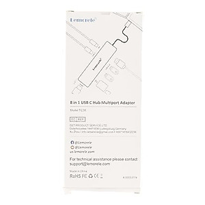 USB C Hub USB C to HDMI MultiPort Adapter for MacBook Pro, 7 in 1 Dongle with 4K HDMI/100W PD/USB3.0&2.0/SD/TF Card Reader Compatible for MacBook Air,iPad Pro,Surface,Chromebook,XPS,Acer,S23