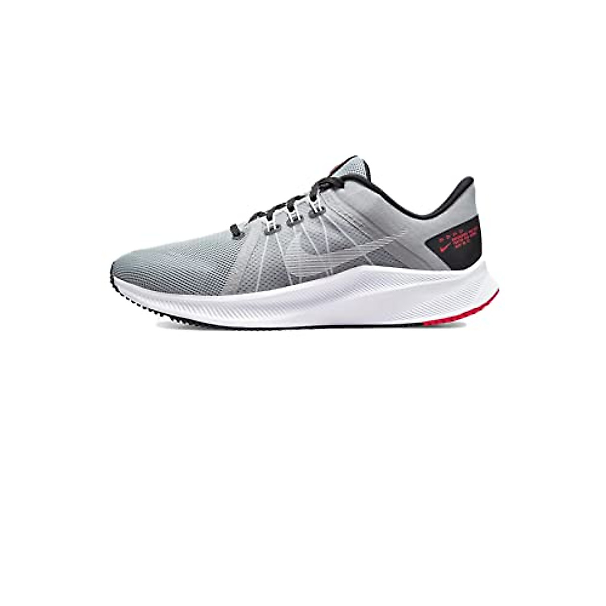 Nike Men's Quest 4 Running Shoes, Lt Smoke Grey/White-Black, 10 M US