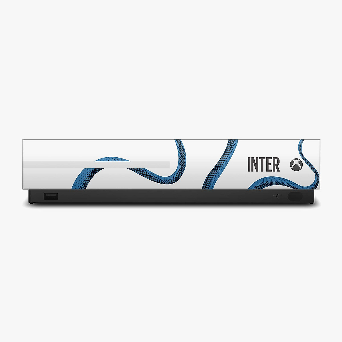 Head Case Designs Officially Licensed Inter Milan Away 2021/22 Crest Kit Vinyl Sticker Gaming Skin Decal Cover Compatible With Xbox One S Console and Controller Bundle
