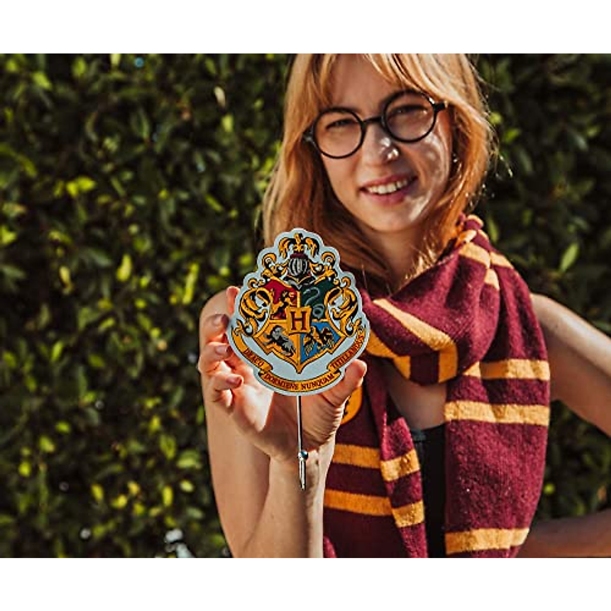 Harry Potter Icons Die-Cut Coat Hanger Wall Hooks, Set of 3 | Ready To Mount Decor, Storage Rack Organizer For Hanging Jackets, Hats, Purses