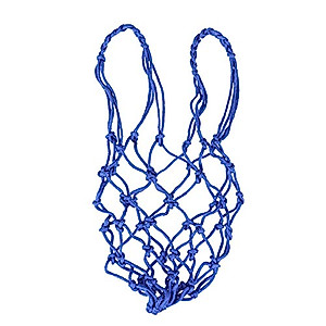 Homoyoyo Mesh Storage Bag 3pcs bag Handle Nylon Pocket Blue Draw Heavy Volleyball Bag Holder Duty with Football Accessoriesblue Single Basketball Net Mesh Sports Storage Soccer Carrier