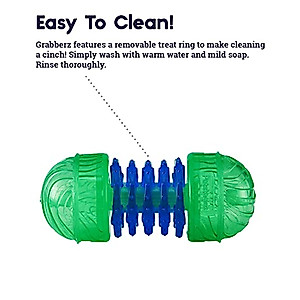 Petstages Grabberz Squeaky Dog Toy Treat Dispenser