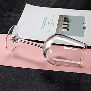 HAKEEMI Fully Tempered Wine Glasses set of 12, 12 oz Durable Red Wine Glasses for Wedding, Party, Dishwasher Safe