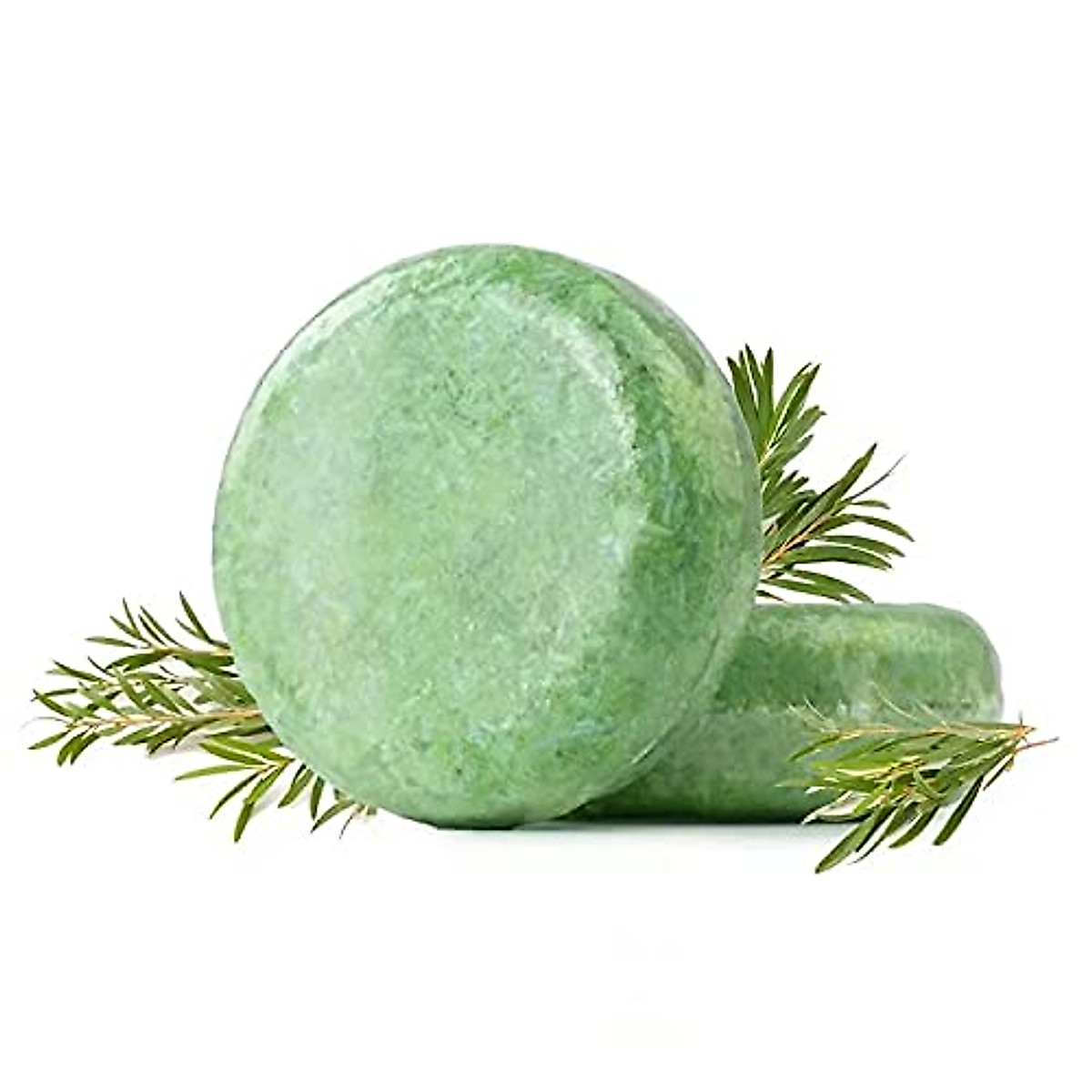 2 PC-ONIYEA Natural Handmade Shampoo Bar Soap, Oil Control, Deep Cleaning, Improve Acne On Scalp, 100% Organic Plant Extract Hair Wash, Women Men, Eco-friendly 1.92 Oz Each (TEATREE)