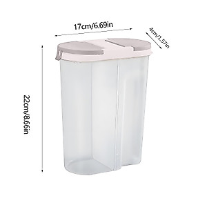 Food Storage Containers Storage Bin Dispenser Food Storage Bin Cereal Containers Food Storage Container with Lid Cereal Containers Dispenser Pack of 1