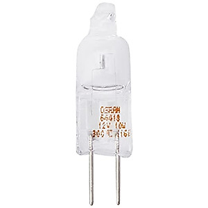 Osram 64418 - 12V 10W G4 64418 Bi Pin Base Single Ended Halogen Light Bulb