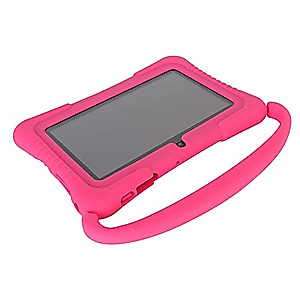 FECAMOS HD Tablet, 110-240V 7in Kids Tablet 2GB 32GB Dual Camera 3D Design QuadCore Processor 1024x600 for Android 10 for Entertainment (US Plug)