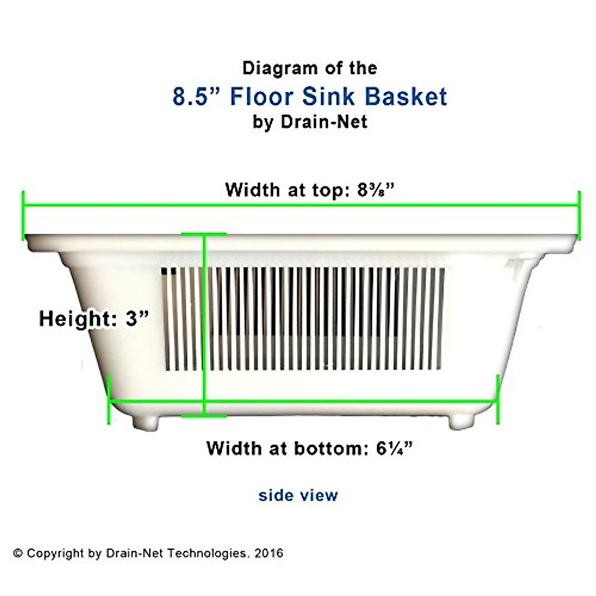 8 1/2" Floor Sink Basket
