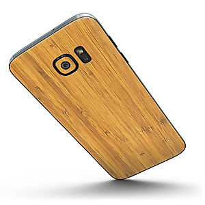 Design Skinz Design Skinz Real Light Bamboo Wood Full-Body Wrap Decal Skin-Kit for The Galaxy S8 Plus