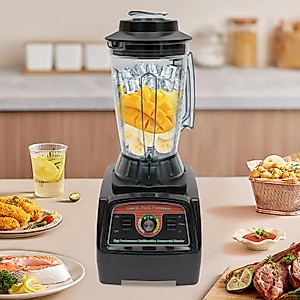 Blender 2800W Heavy Duty Commercial Blender, 4L Shakes & Smoothies Countertop Blender 57000RPM High Speed Food Processors for Baby Food, Crushing Ice or Frozen Drinks
