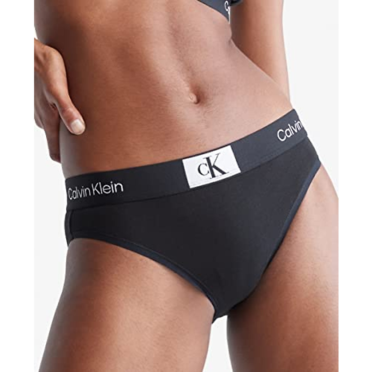 Calvin Klein Women's 1996 Cotton Modern Bikini Panties, Multi-Pack, Black