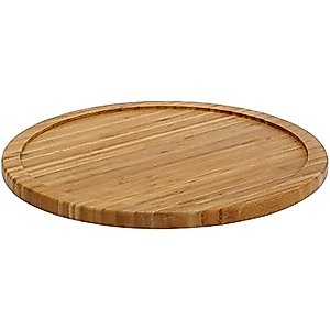 YBM HOME Bamboo Wooden Lazy Susan Turntable 20 Inch Diameter, 481, Brown (481v)