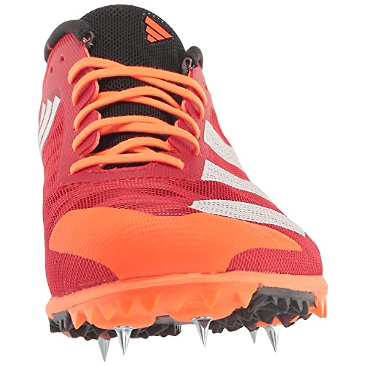 adidas Unisex Adizero XCS Track and Field Shoe, Vivid Red/White/Beam Orange, 13 US Men