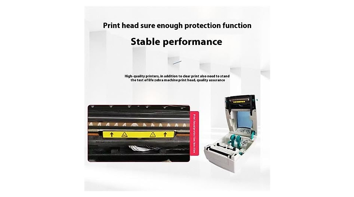 GK888T Barcode Printer - Dual-Mode Thermal & Transfer Printing