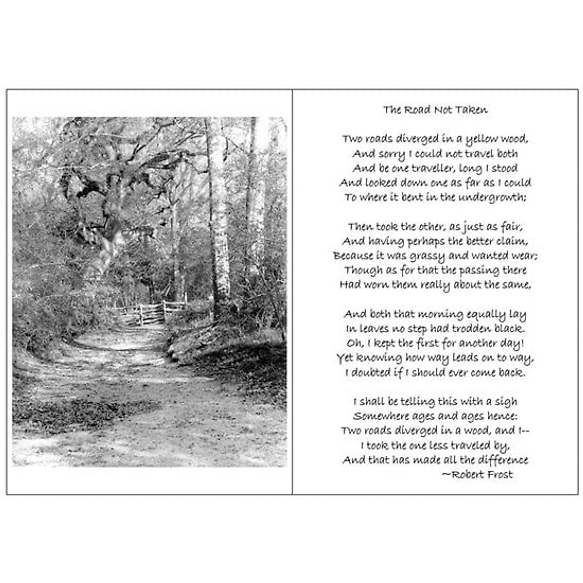 CafePress The Road Not Taken Mug Ceramic Coffee Mug, Tea Cup 11 oz