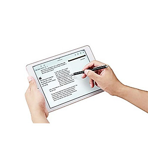 Stylus Pens for Touch Screens with Thin Fiber Tips (Pink/Purple/Aqua Blue)