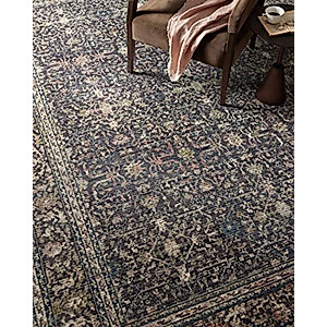 LOLOI Jean Stoffer Bradbury Collection BRU-01 Midnight / Multi 9'-0'' x 12'-0'' Area Rug