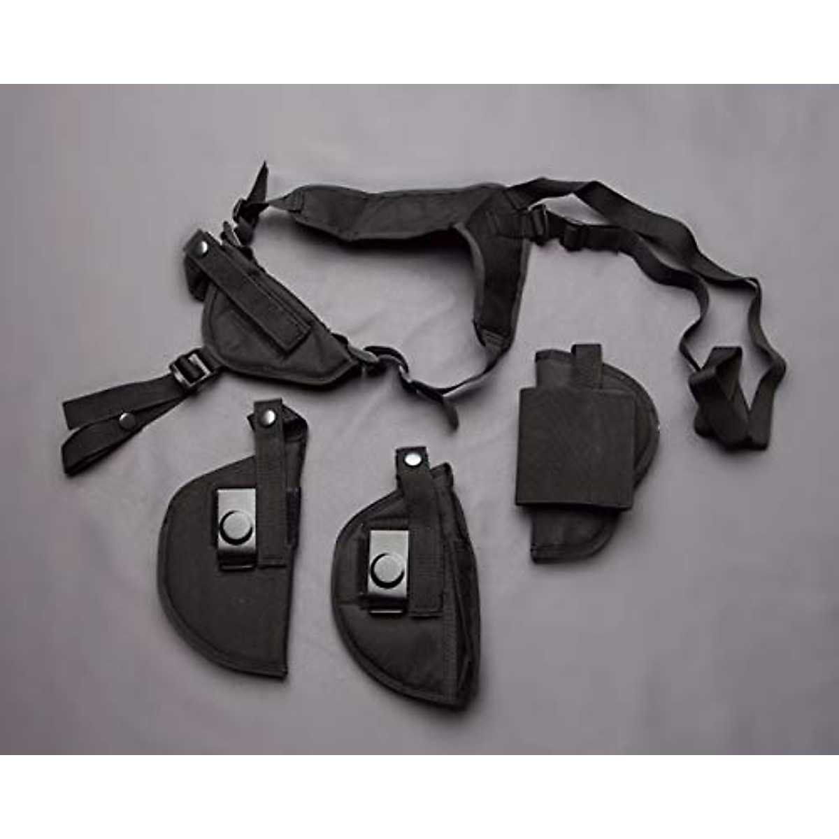 Gun Holster Buy 1 get 3 Free Shoulder/Concealed/Hip/Ankle FITS Ruger Security-9 9MM Luger 4" Barrel MOSSBERG MC 2 S&W SW9VE 5900 Glock 17 19 22 23 30 32 G44 FN509 FXN 9MM Walther CCP M2 PK 380 5