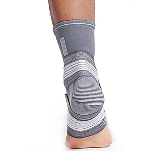NeoTech Care Adjustable Ankle Support Brace, Gray (Size XL, 1 Unit)