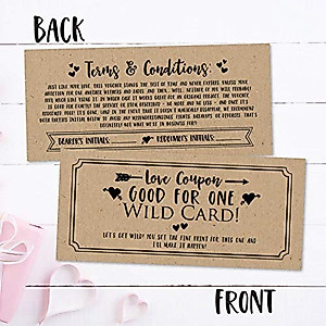 15 IOU Love Voucher Coupons For Him or Her, Husband Wife Boyfriend or Girlfriend Couples Valentines Day, Unique Birthday, Funny Anniversary, Romantic Christmas Gift, Naughty I Owe You Cards