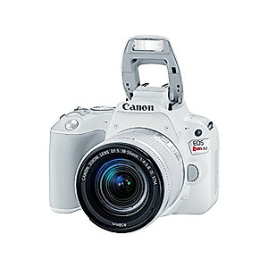 Canon Cameras US 2252C001 EOS Rebel SL2 (WH) EF-S 18-55mm f/4-5.6 STM (BK) Digital SLR Camera Kit, 3", White