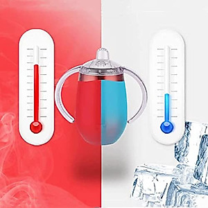 Stainless Steel Straw Sippy Cup w/Handles & Silicone Lids,10 oz BPA Free Double Wall Vacuum Insulated Sippy Cup Mug Tumbler Toddler Straw Cups for boys and girls Non-Spill Sippy Cups