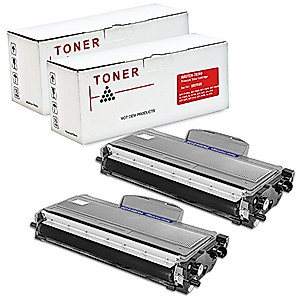 Generic Compatible Toner Cartridge Compatible w/ Brother TN-360 High Yield, Black, Compatible 2 Pack
