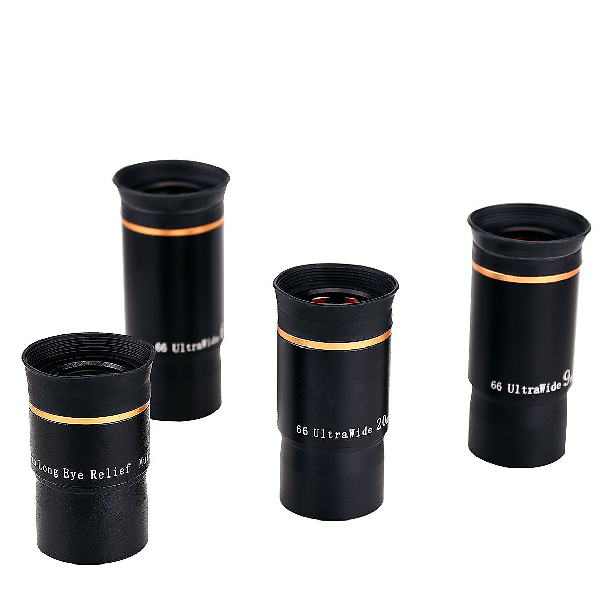 SVBONY Telescope Eyepiece Fully Multi Coated 1.25 inches Telescope Lens 66 Degree Ultra Wide Angle HD Telescope Accessory (6mm 9mm 15mm 20mm)