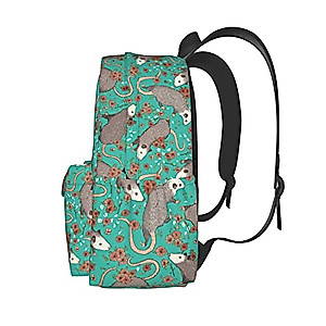 Biunnru Possums Travel Backpacks 15 In Cartoon Backpacks For Laptop Backpack