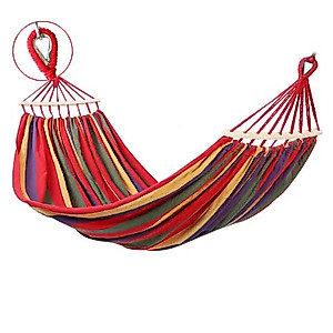 GUAGLL Outdoor Double Canvas Hammock Garden Hammock Chair Dorm Swing 2 Person 450 Pounds