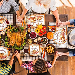 Daisy Flower Party Supplies Tableware Set White Daisies Flowers Summer Spring Theme Party Decorations Including Paper Plates Napkins Forks for Wedding Birthday Baby Bridal Shower (Orange,24 Guests)