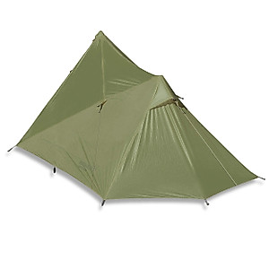 Mountainsmith Lightweight Shelter, 2-Person 3 Season Rain Fly Tent Tarp, 12x7FT Shelter Canopy for Outdoor Backpacking, Hiking, Pinon Green