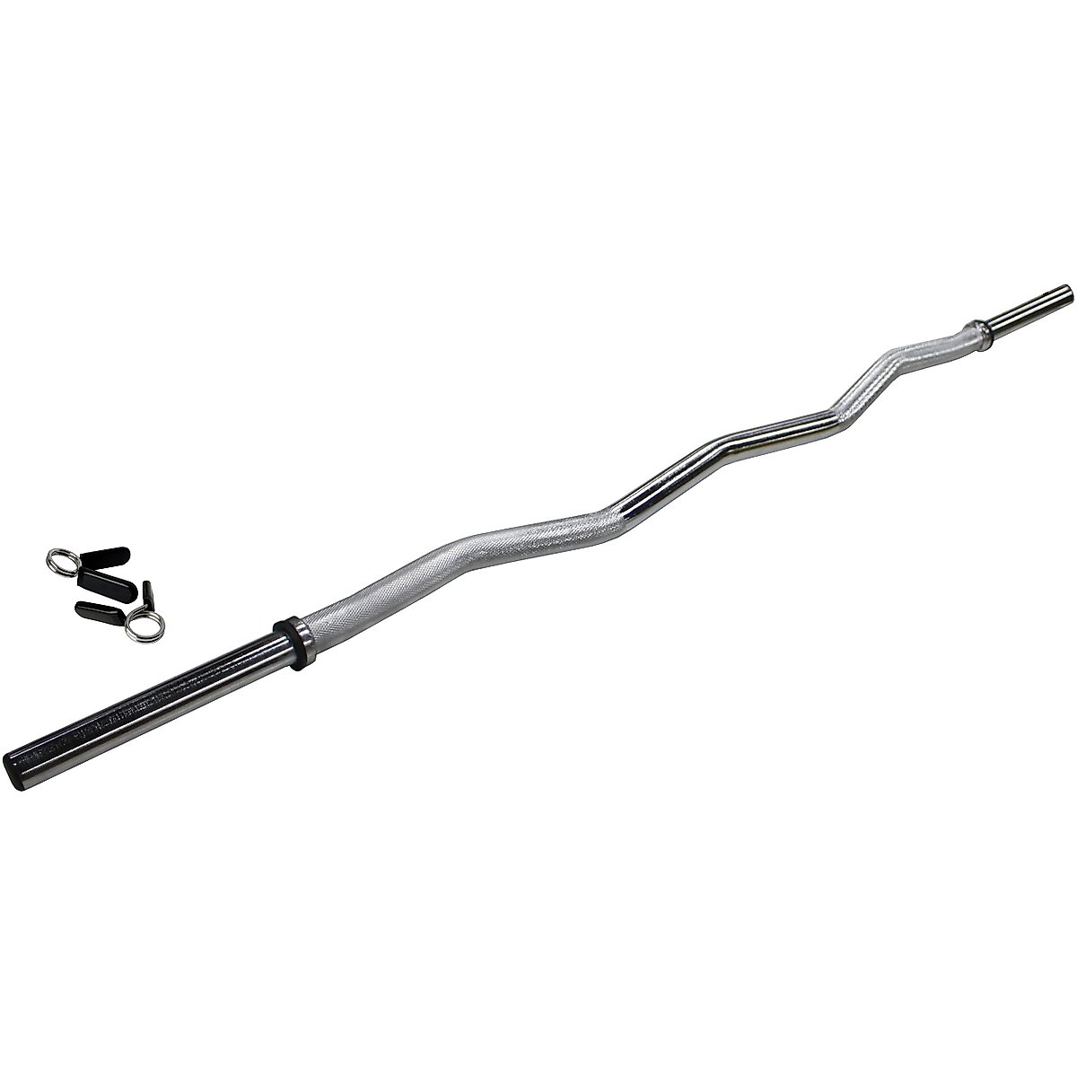 Ader Hollow E-Z Curl 1" Bar w/ 4 pcs of 1.25lb + 2.5lb Gray 1" Standard Weight Plates