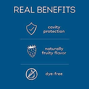 Tom's of Maine Anticavity Fluoride Children's Toothpaste, Kids Toothpaste, Natural Toothpaste, Silly Strawberry, 4.2 Ounce , 3 Count (Pack of 1)