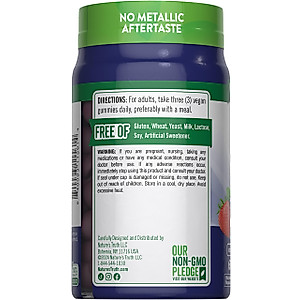 Zinc Gummies | 50mg | 60 Count | Vegan, Non-GMO & Gluten Free Supplement | Mixed Berry Flavor | by Natures Truth