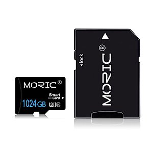 1TB Memory Card 1024GB Micro SD Card 1TB High Speed Waterproof for Smartphone/Camera/Tablet/Home Monitoring Systems and Drone