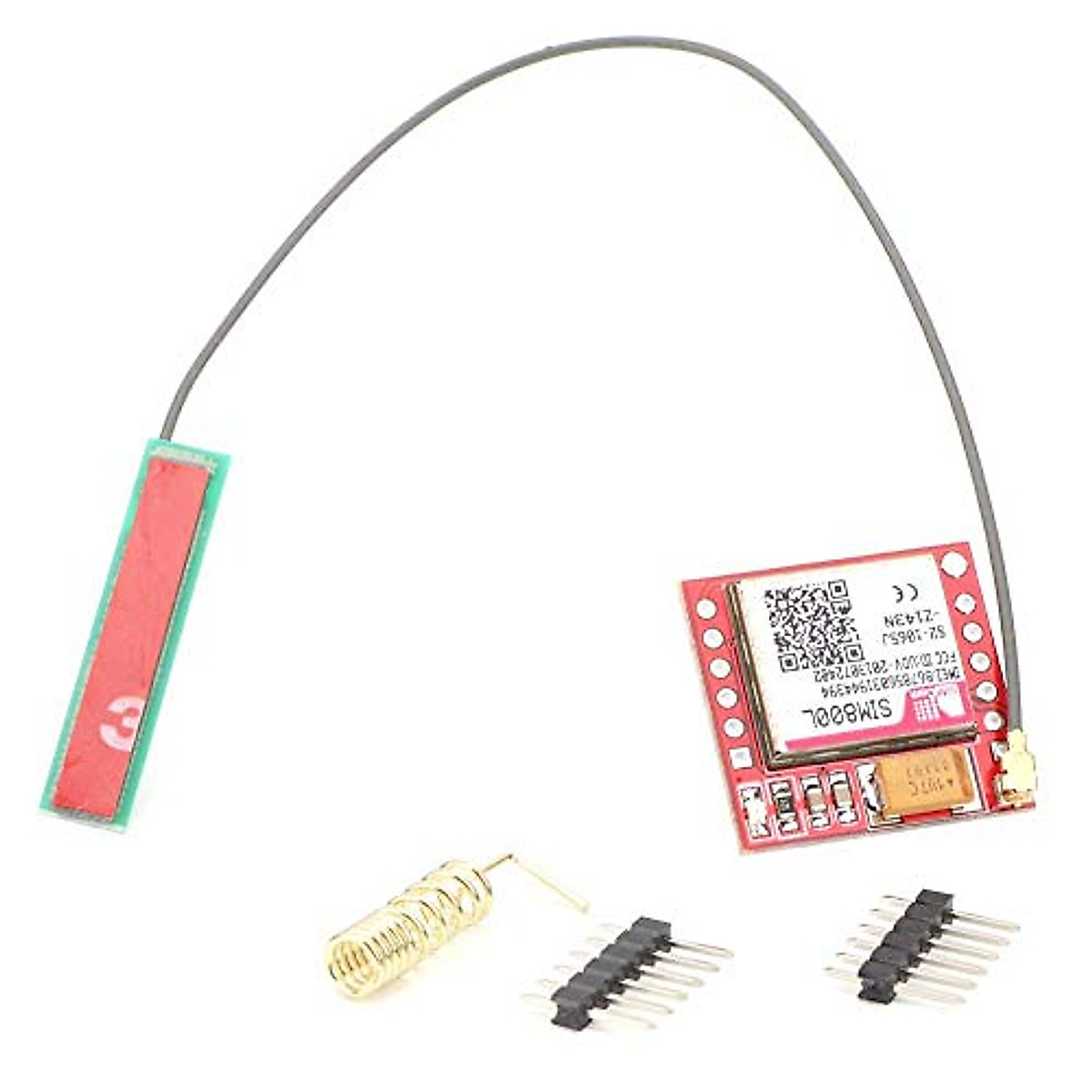 GSM Module Kit Mini GPRS Board MicroSIM Card TTL Serial Port for Micro Controller(with Antenna)