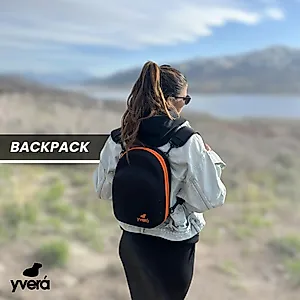 Hat Travel Case - Hat Carrier for Travel Hat Case for Travel with Sunglasses case, Airpods Pocket, 2 Straps - Baseball Cap holder organizer - Hat Storage for Baseball caps - yvera