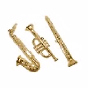 Beistle Gold Plastic Musical Instruments