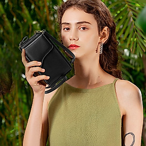 myfriday Small Leather Shoulder Bag, Crossbody Bag CellPhone Wallet Purse Lightweight Crossbody Handbags for Women