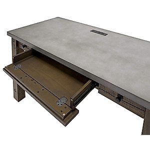 Martin Furniture IMJA384 54” Writing Desk, Brown