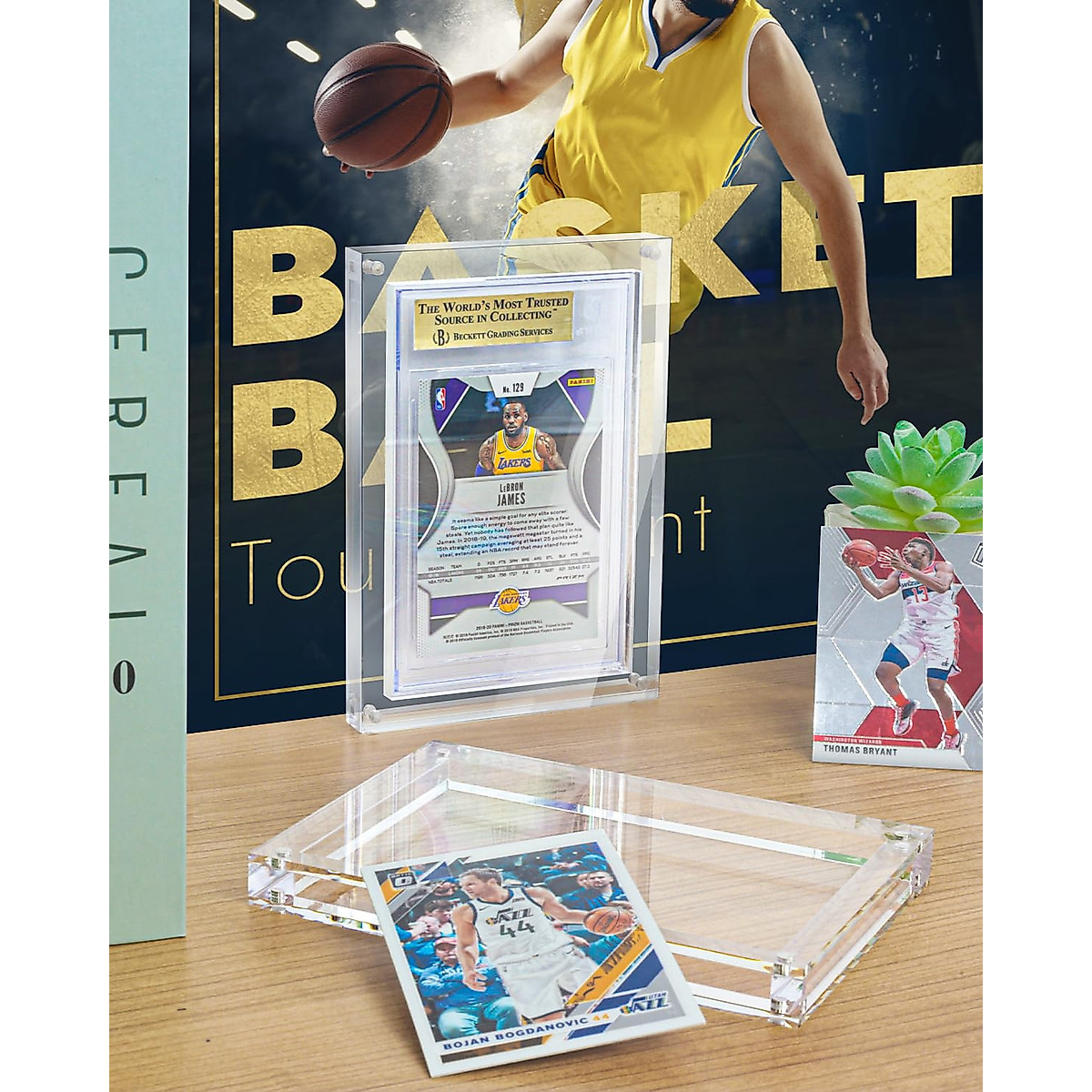 BGS Graded Card Holder Acrylic Frame, Sports Card Display BGS Card Frame