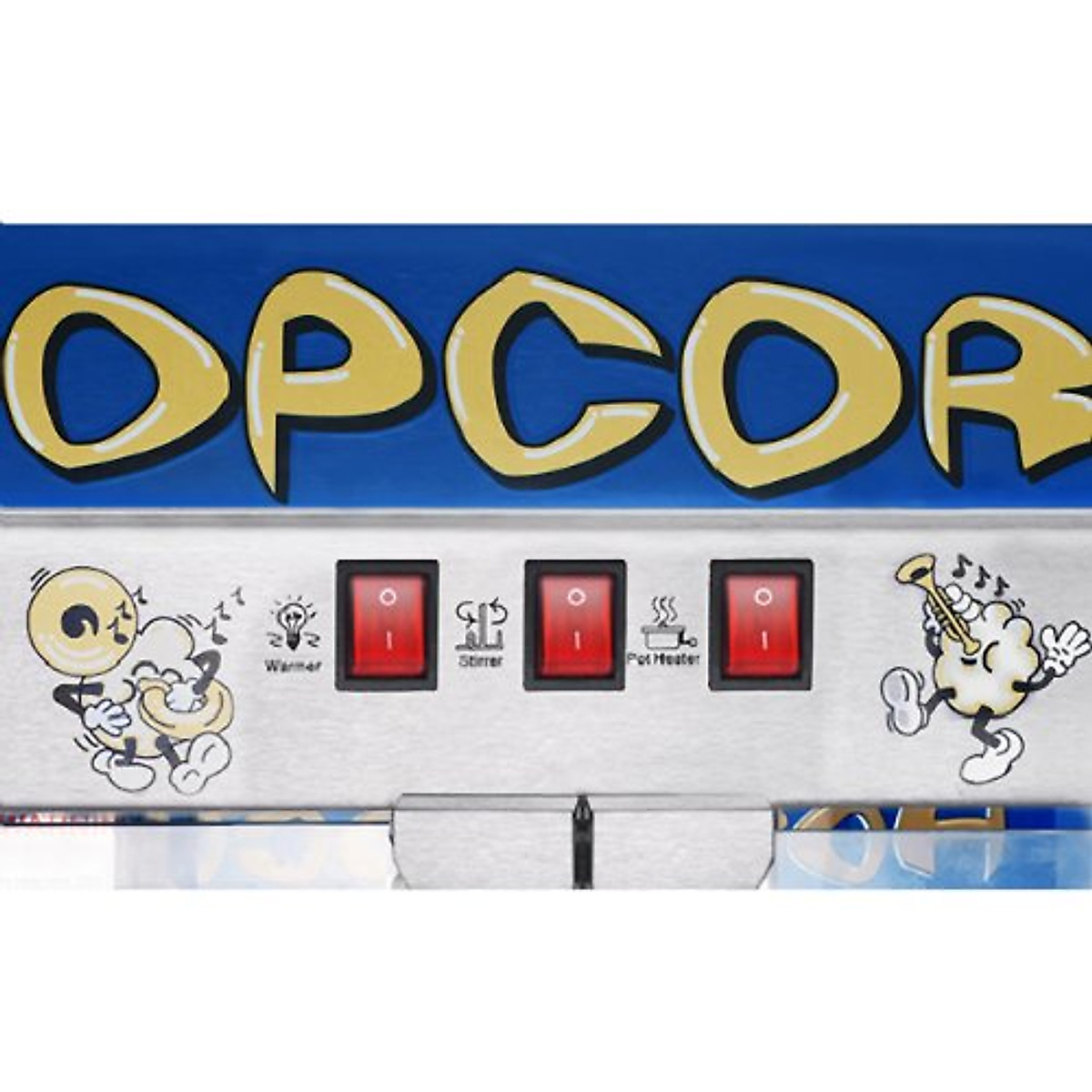 GREAT NORTHERN POPCORN COMPANY 6210 Pop Heaven Commercial Quality Popcorn Popper Machine, 12 Ounce