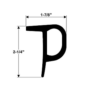 TACO Metals 2-1/4 X 1-7/8 Dock Bumper, 6 FEET