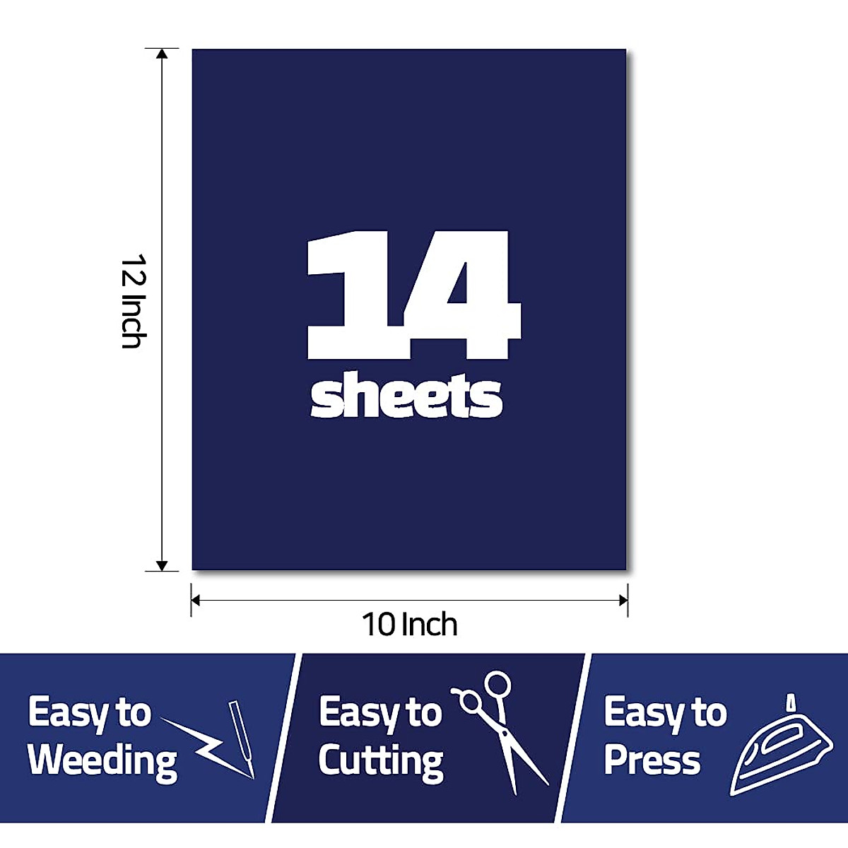 GIO-FLEX 3D Puff Vinyl Heat Transfer 10" x 12" - 14 Sheets Foaming HTV Assorted Colors Bundle/Variety Pack, Adhesive Vinyl, Iron-On Transfer, Heat Press with Cricut Silhouette Cameo