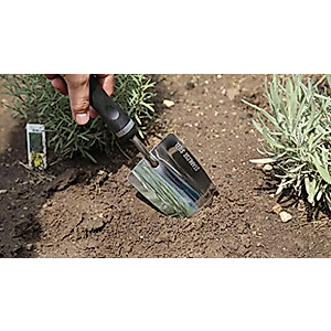 Edward Tools Bend-Proof Garden Trowel - Heavy Duty Polished Stainless Steel - Rust Resistant Oversized Garden Hand Shovel for Quicker Work - Digs Through Rocky/Heavy soils - Comfort Grip (1)