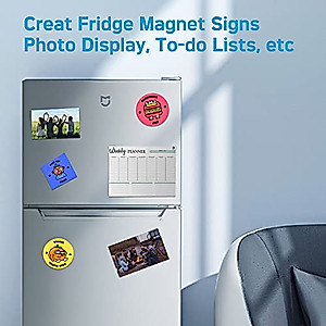 Uinkit 10 Sheets Printable Magnetic sheets Non Adhesive 13.5mil 8.5 x 11 inches Thick Magnet Glossy Photo Paper for Inkjet Printers