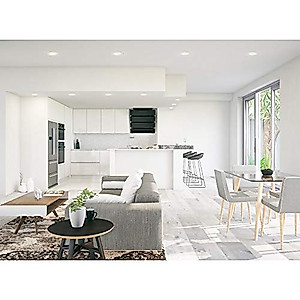 Westinghouse 5141100 11 Watt (80 Watt Equivalent) 5-6 Inch Recessed LED Downlight with Color Temperature Selection, Dimmable, Energy Star, Medium Base, White Trim