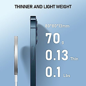 2 Pack 15w Fast Magnetic Wireless Magsafe Charger with 2 USB to C Adapter for iPhone 14/14 Pro/14 Pro Max,13/13 Pro/13 Pro Max/12 Series and AirPods 3/2/Pro and Other Models with Magnet Case